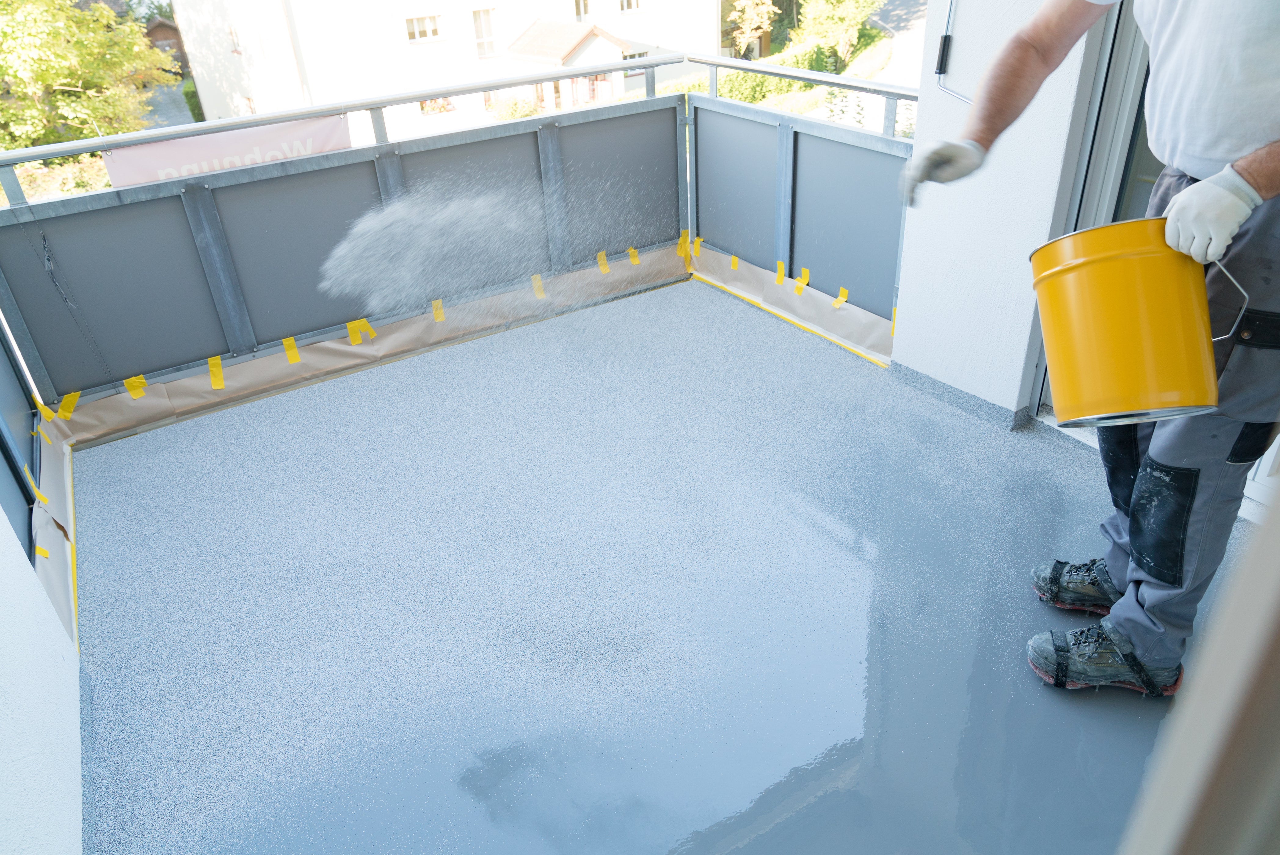 2K Epoxidharz Balkon- & Terrassenfarbe – Wetterfest für Beton & Holz ...